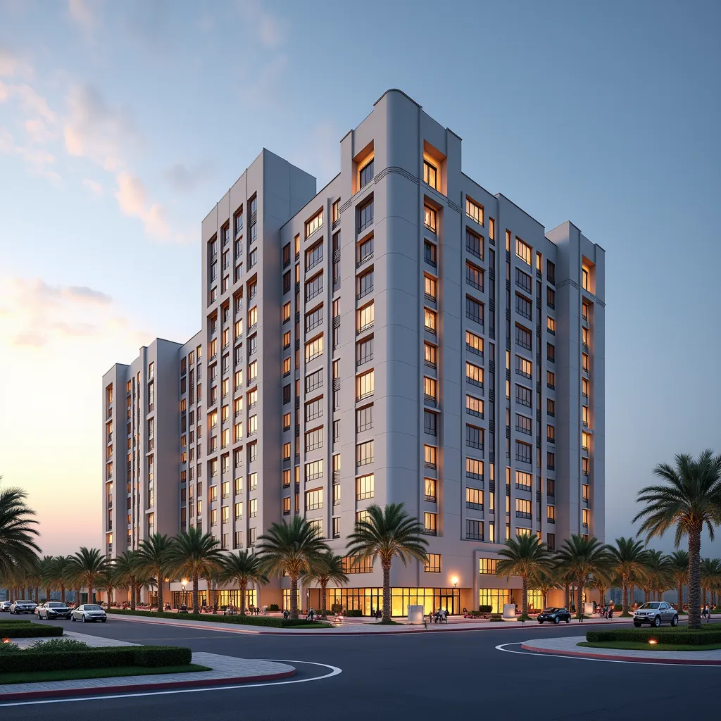 Exploring the Nad Al Hamar Building's Unique Features